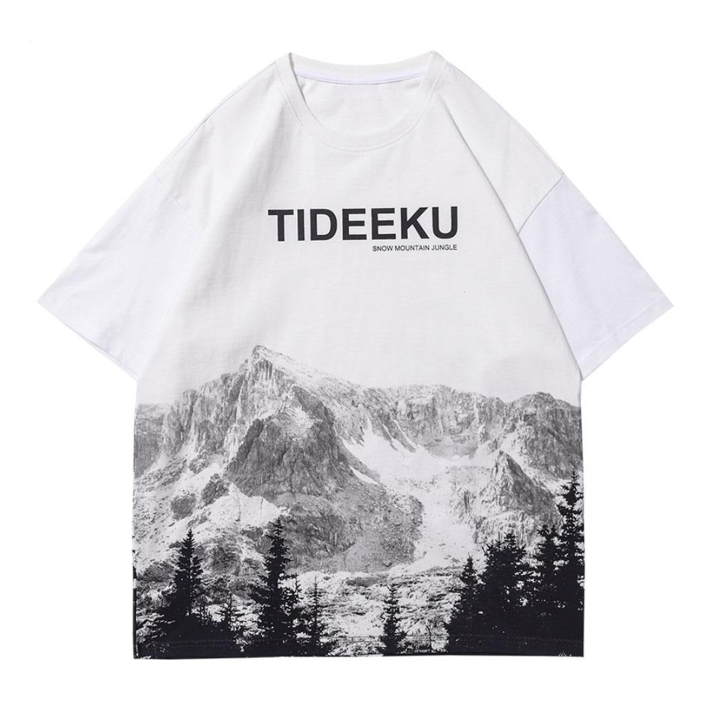 "TIDEEKU" T-SHIRT OVERSIZE BLANC IMPRIMÉ - URB1™ – URB1™ Vêtements ...